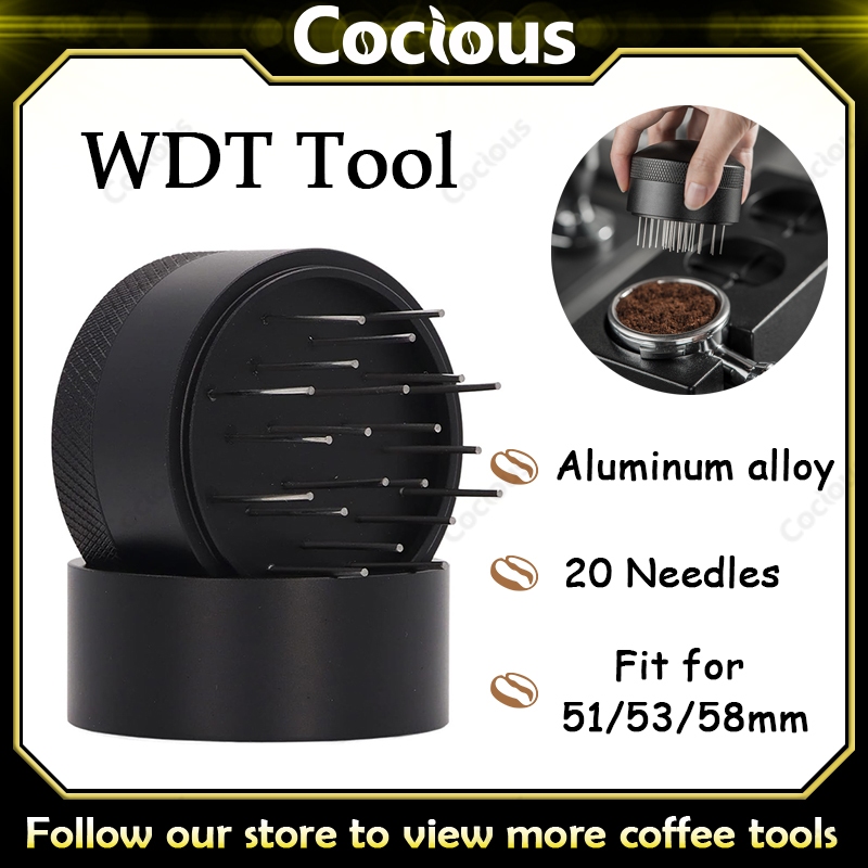 COCIOUS แทมเปอร์เข็ม 51/53/58mm ที่เกลี่ยผงกาแฟ Coffee Needle Tamper ...