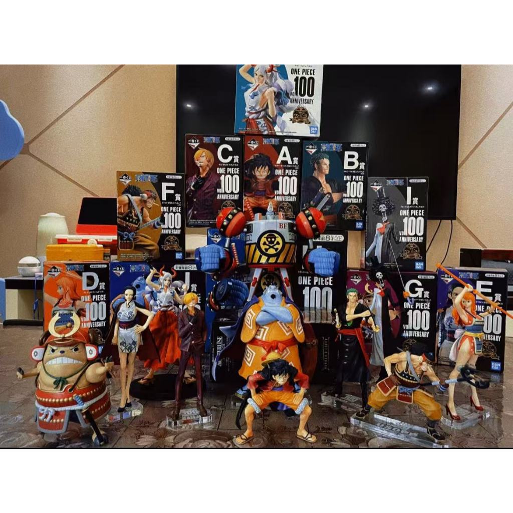 Bandai One Piece Ichiban Kuji Volume 100 Celebration: Jinbe Luffy ...