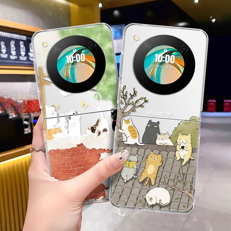 Libero Flip Casing Case สําหรับ ZTE Libero Flip Nubia Flip การ์ตูนสัตว์ ...