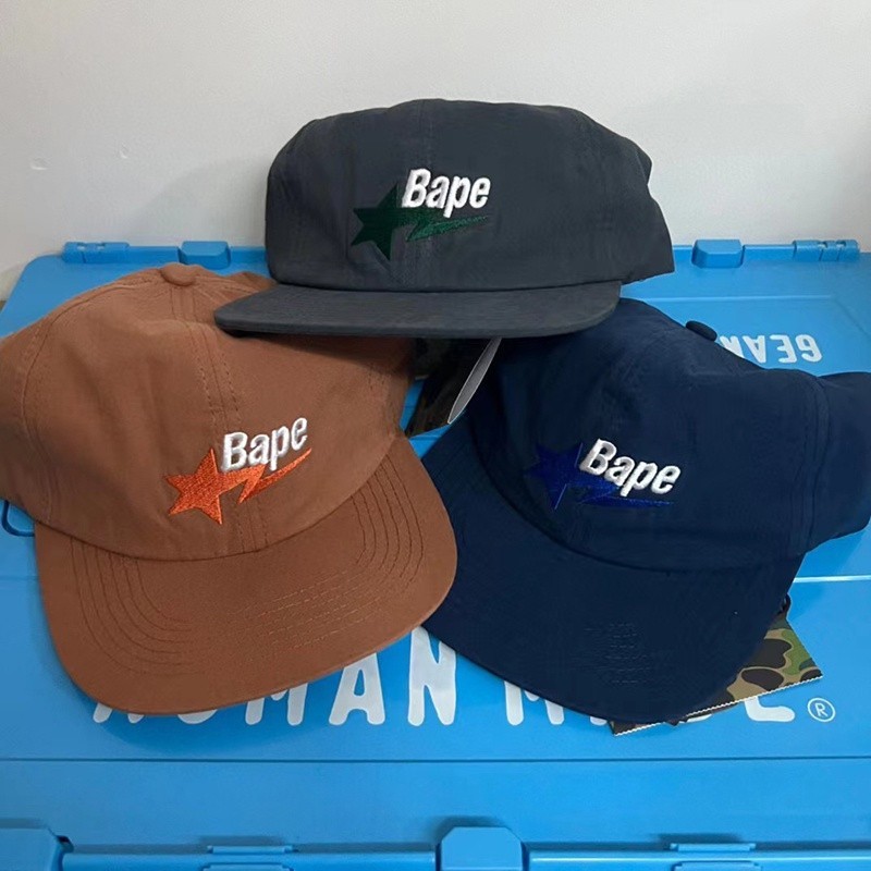 Ape Hat หมวกปีกแบน Peaked Cap Trend Couple Street Baseball Cap | Shopee ...