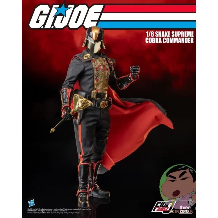 Threezero G.I. Joe FigZero 1/6 Snake Supreme Cobra Commander Action ...