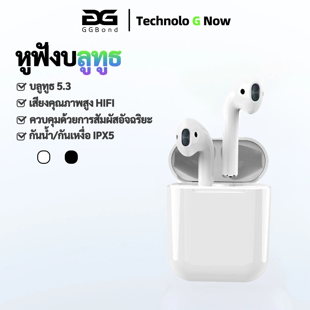 GGBOND j227 หูฟังบลูทูธ หูฟัง Bluetooth 5.3 เสียงคุณภาพสูง ควบคุมสัมผัส ...