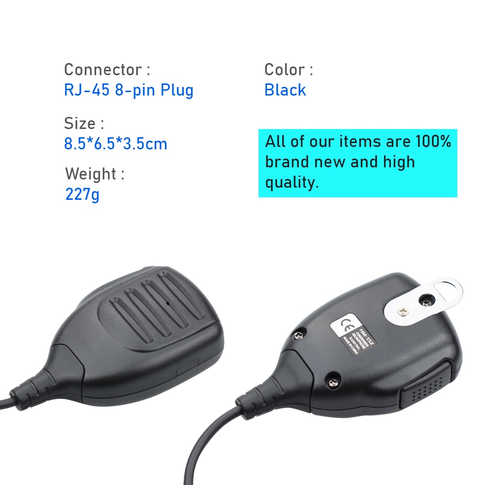 HM-18HM-152 ไมโครโฟนสําหรับ ICOM IC F121/S,IC F221/S IC F520 IC-F521 ...