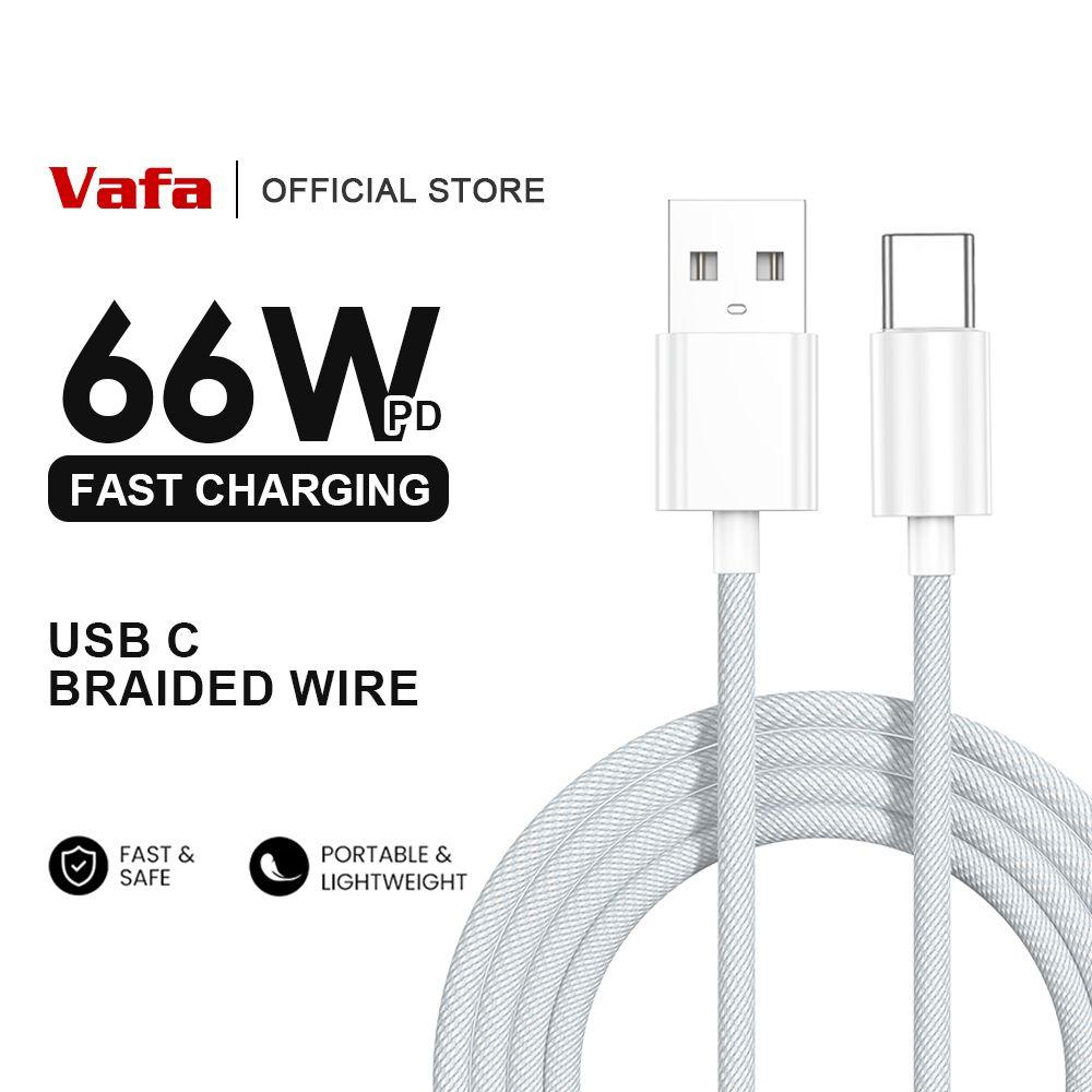สายชาร์จ USB 66W Fast 1m 2m USB to C Type, สําหรับ Smsung Redm OPP viv, iinx Hon | Shopee Thailand