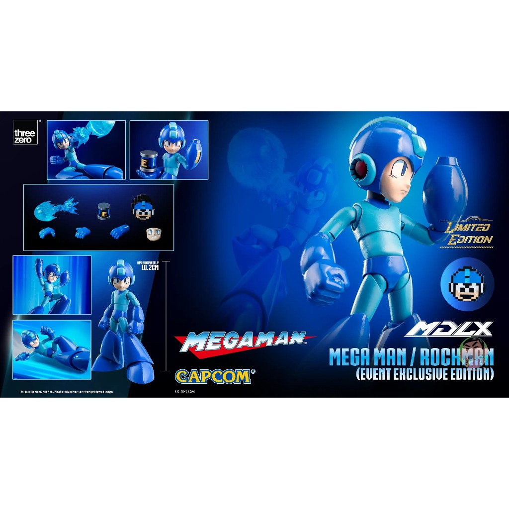 Threezero Mega Man MDLX Mega Man / Rockman (Event Exclusive Edition ...