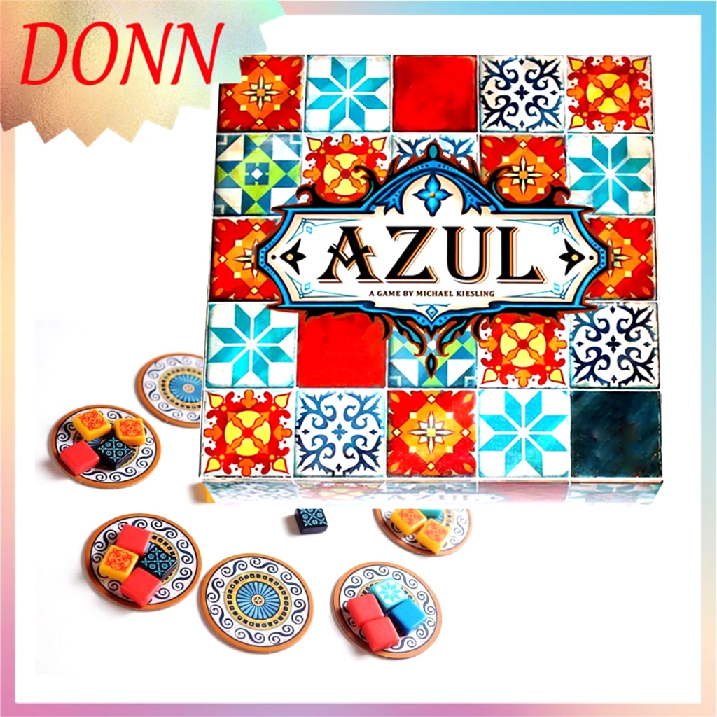Azul Board game (ภาษาอังกฤษ) – เกมกระดานสําหรับผู้เล่น 2-4 คน | Shopee ...