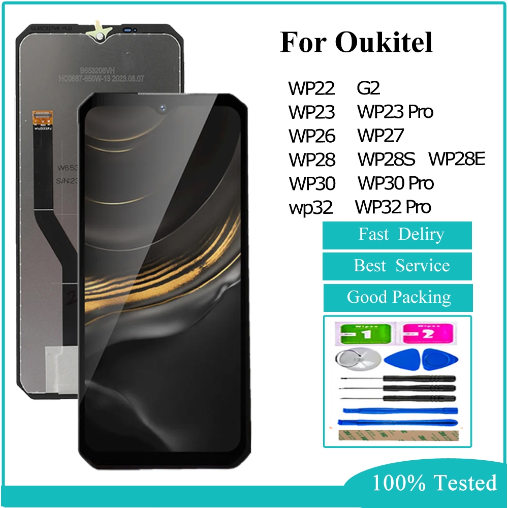 LCD สําหรับ Oukitel WP22 WP23 WP23 Pro WP26 WP27 WP28 WP28E WP28S WP30 ...