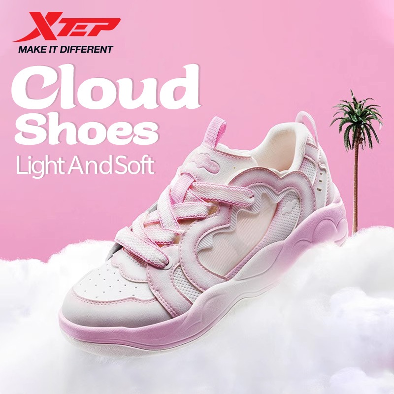 【xtep】Cloud Shoes | 2025 ฤดูร้อนสไตล์ใหม่ทุกการแข่งขันกีฬาลําลองระบายอากาศรองเท้าผ้าใบที่ ...