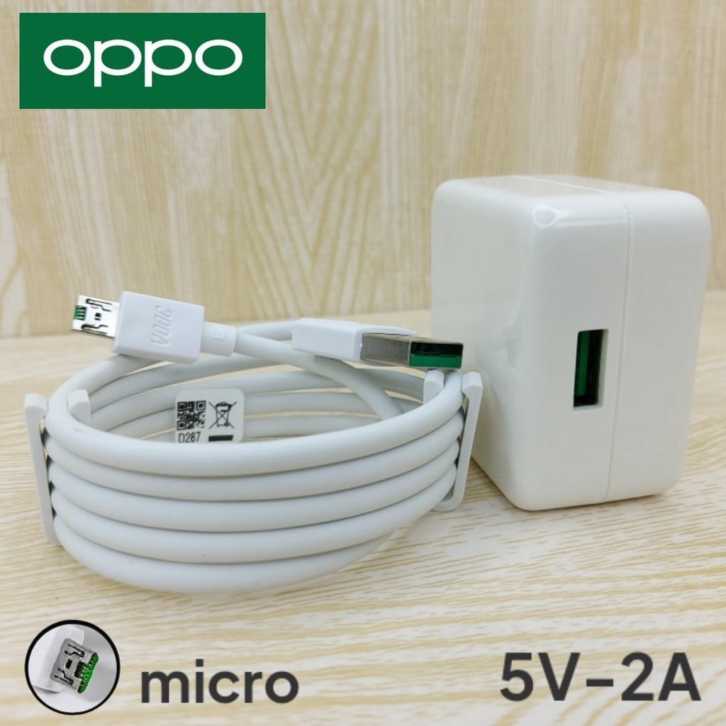 ที่ชาร์จ OPPO A15 Micro 5V-2A Super VOOC ออปโป้ หัวชาร์จ สายชาร์จ 2เมตร ...