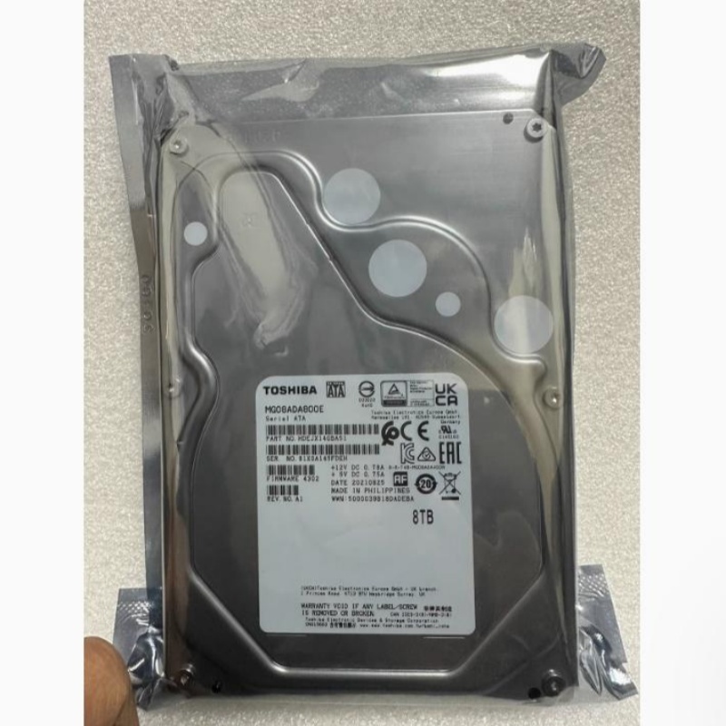 Toshiba 8T Enterprise HDD MG08ADA800E 3.5 นิ้ว SATA III 6 กิกะไบต์ ...