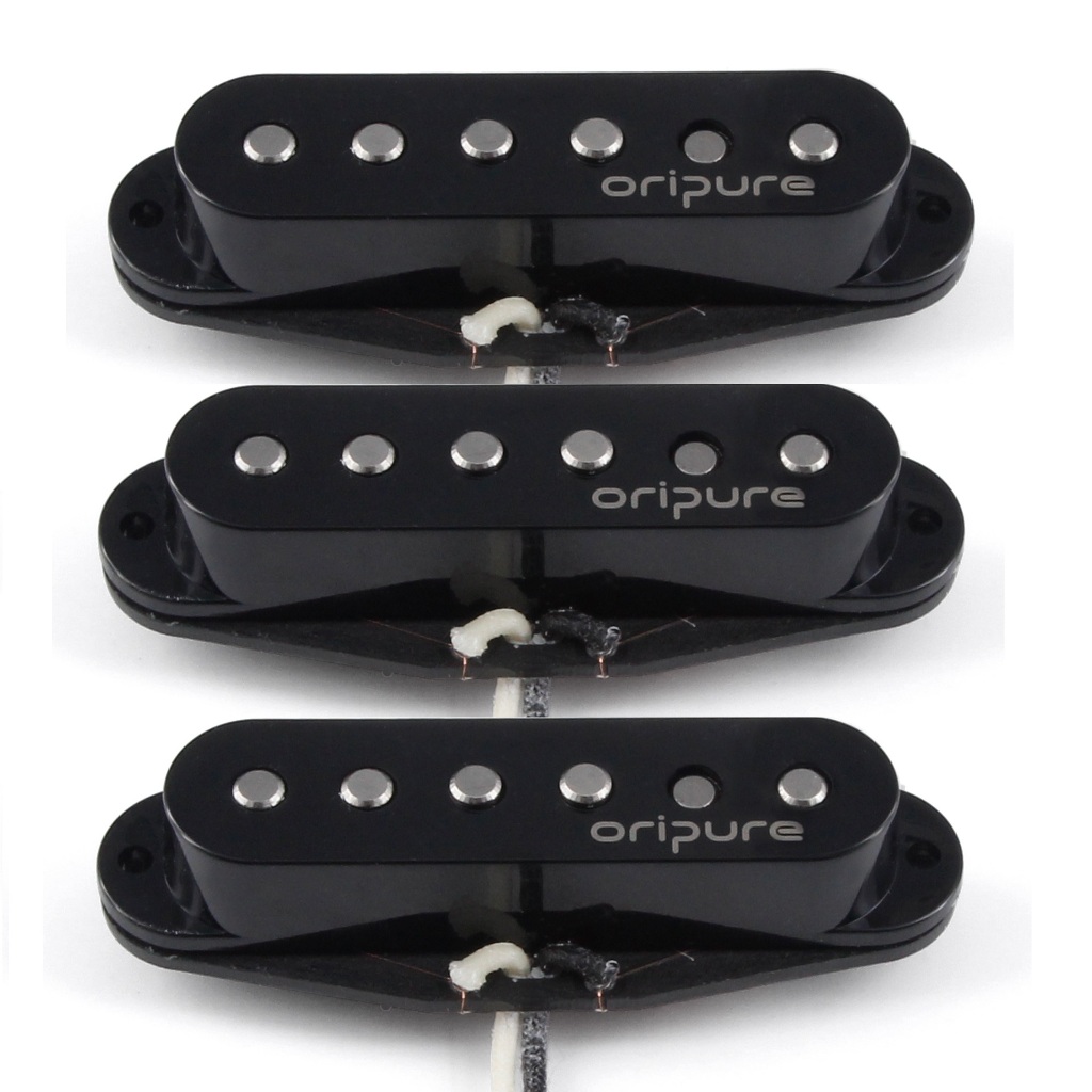 OriPure 3PCS TSF558 Vintage Staggered-Pole Alnico 5 Single Coil Pickup ...