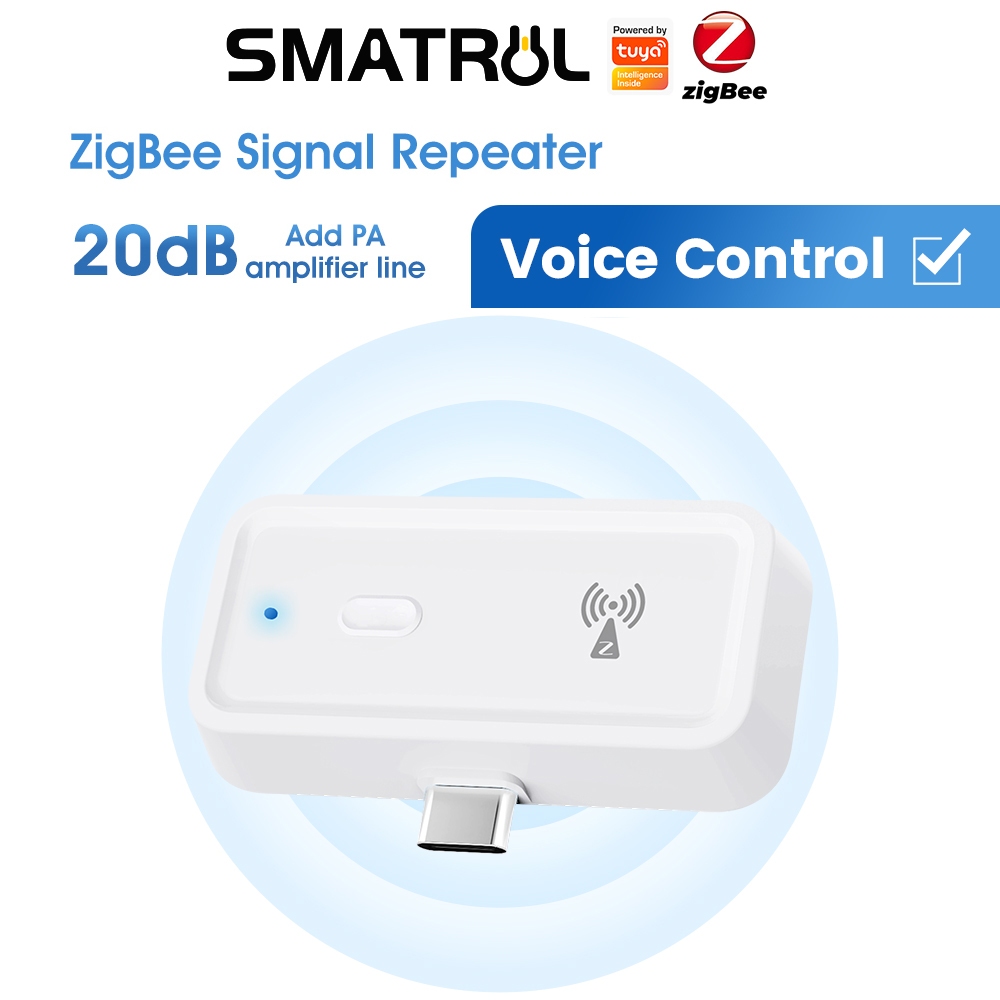 สมาร์ท Zigbee Range Extender Wireless Repeater Booster Type-C ผ่านผนัง ...