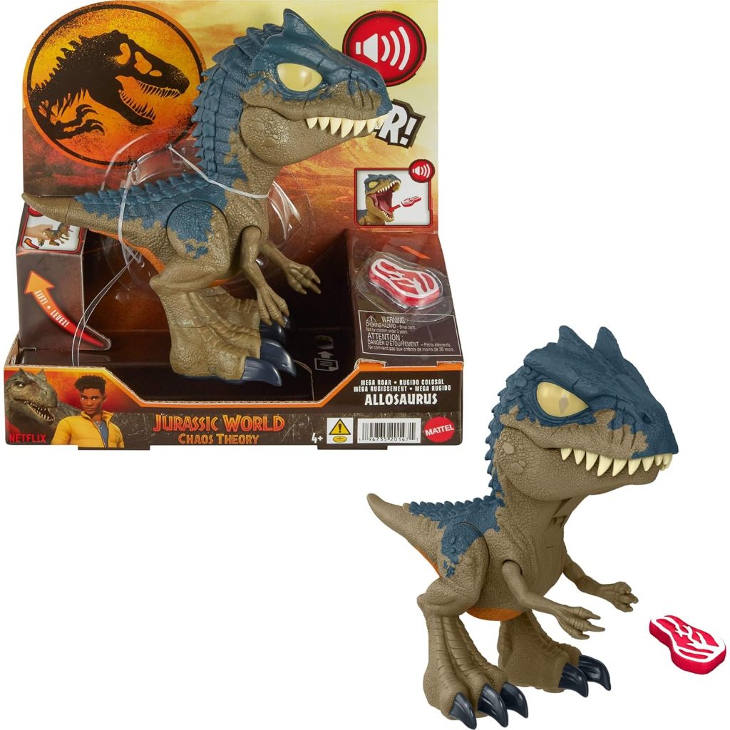 Jurassic World: Chaos Theory Mega Roar Allosaurus ของเล่นไดโนเสาร์พร้อม ...