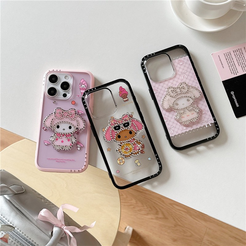 IPhone 16 Pro max 15 Pro max Melody Diamonds Pattern เคสโทรศัพท์ ...