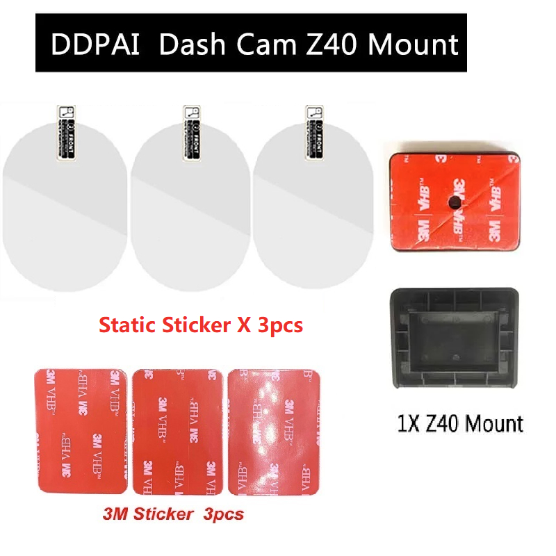 ตัวยึดฐานยึดฟิล์ม DDPAI Dash Cam Z40 Mount 3M และสติกเกอร์คงที่ สําหรับ ...