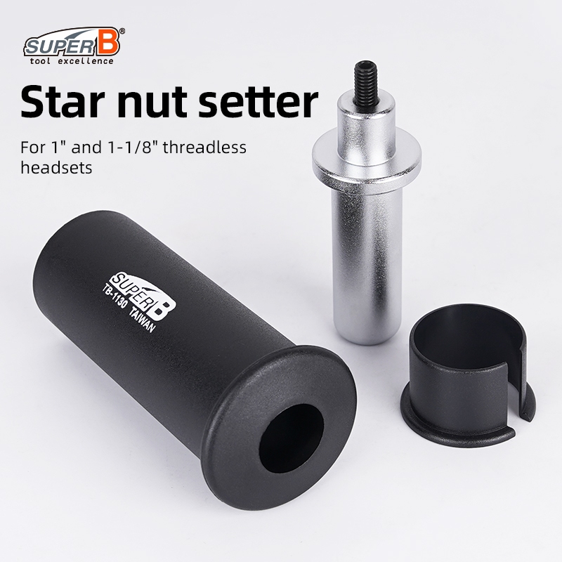 Super B กรอบจักรยานและส้อมเครื่องมือ Star Nut Setter ติดตั้งง่าย Star ...