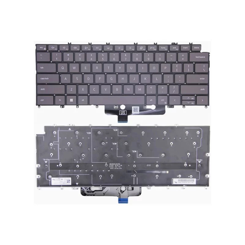 Dell XPS 9315 13-9315 P153G 0PTT23 DLM21K1 US แป้นพิมพ์แล็ปท็อป ...