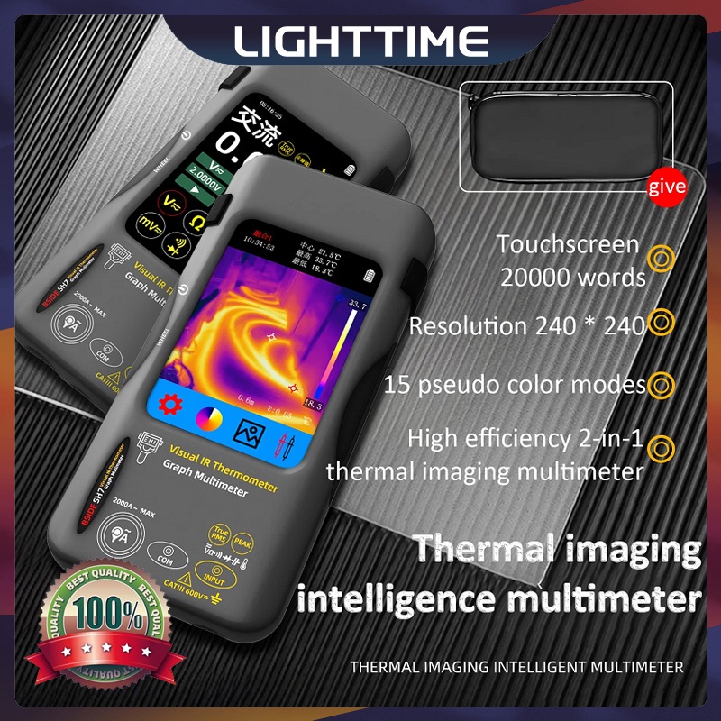 2in1 Thermal Imaging Multimeter กล้อง Imager ความร้อน -20-550°C ...