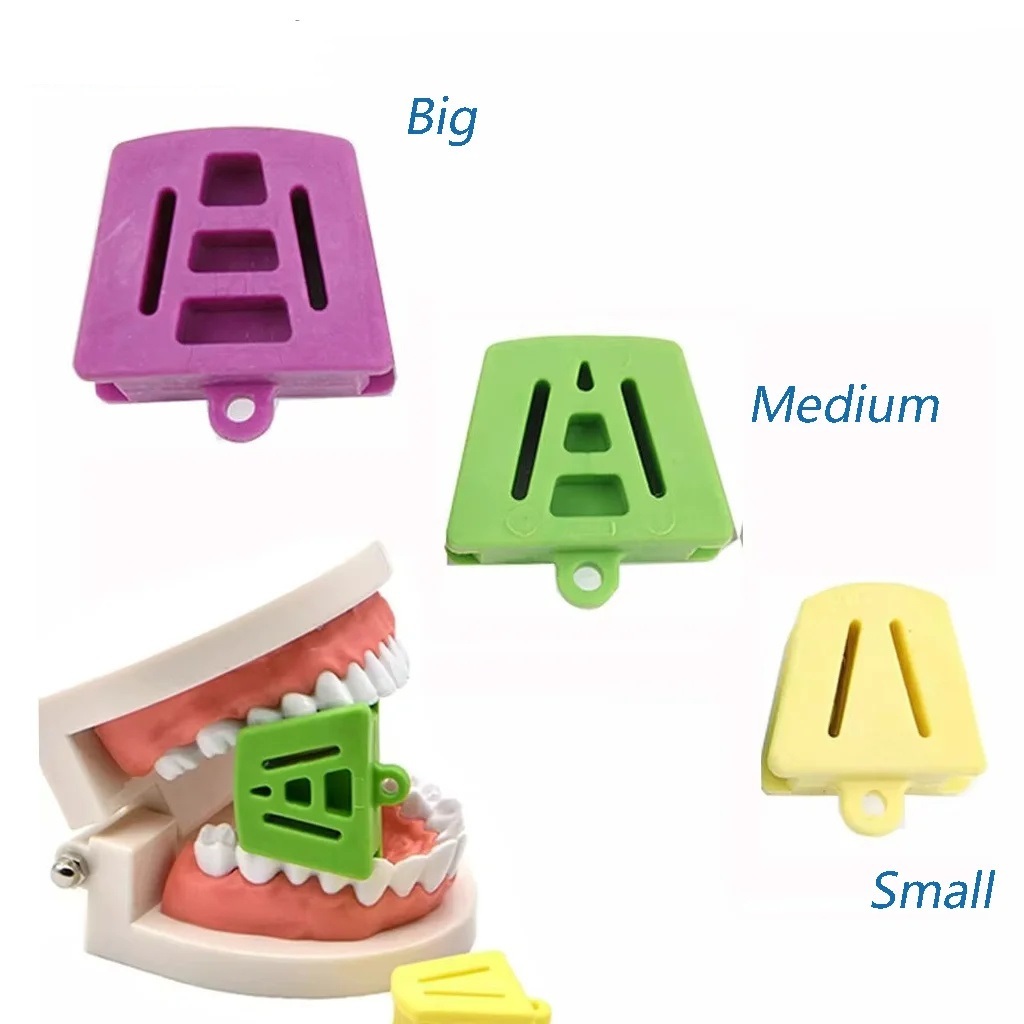 ทันตกรรม Occlusal Pad ซิลิโคนปาก Props ที่มีลิ้น Guard Bite Pads บล็อก ...