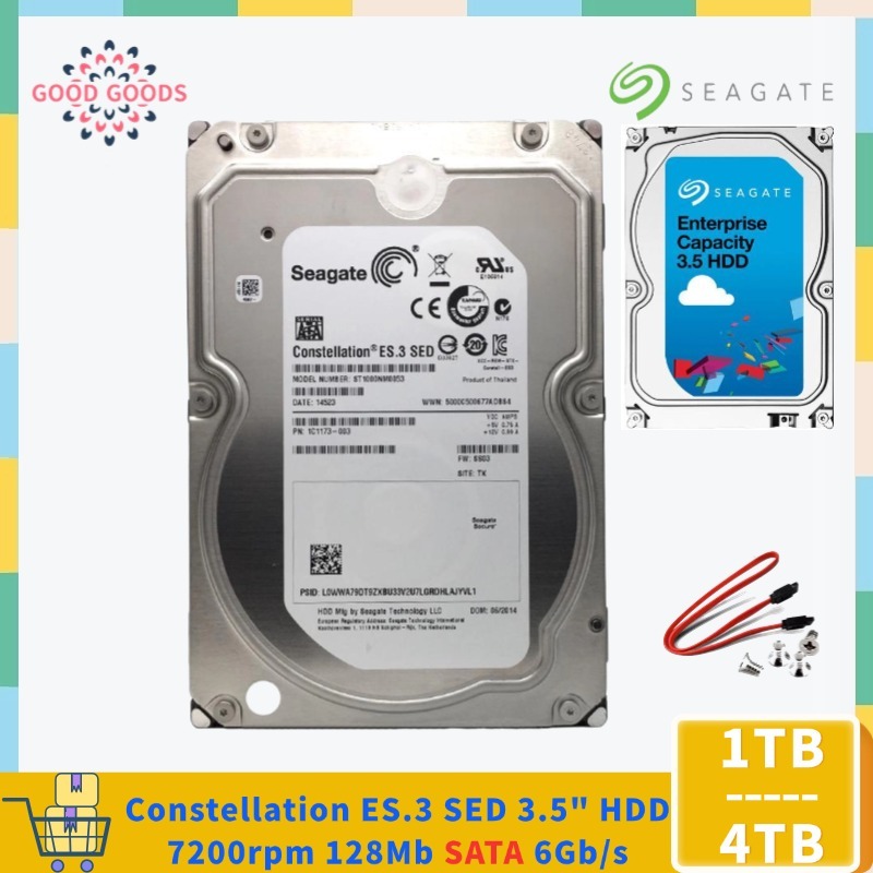 Seagate Constellation ES.3 SED HDD ST3000NM0053/ST4000NM0053 3TB 4TB 7200 RPM 128MB Cache SATA 6 ...