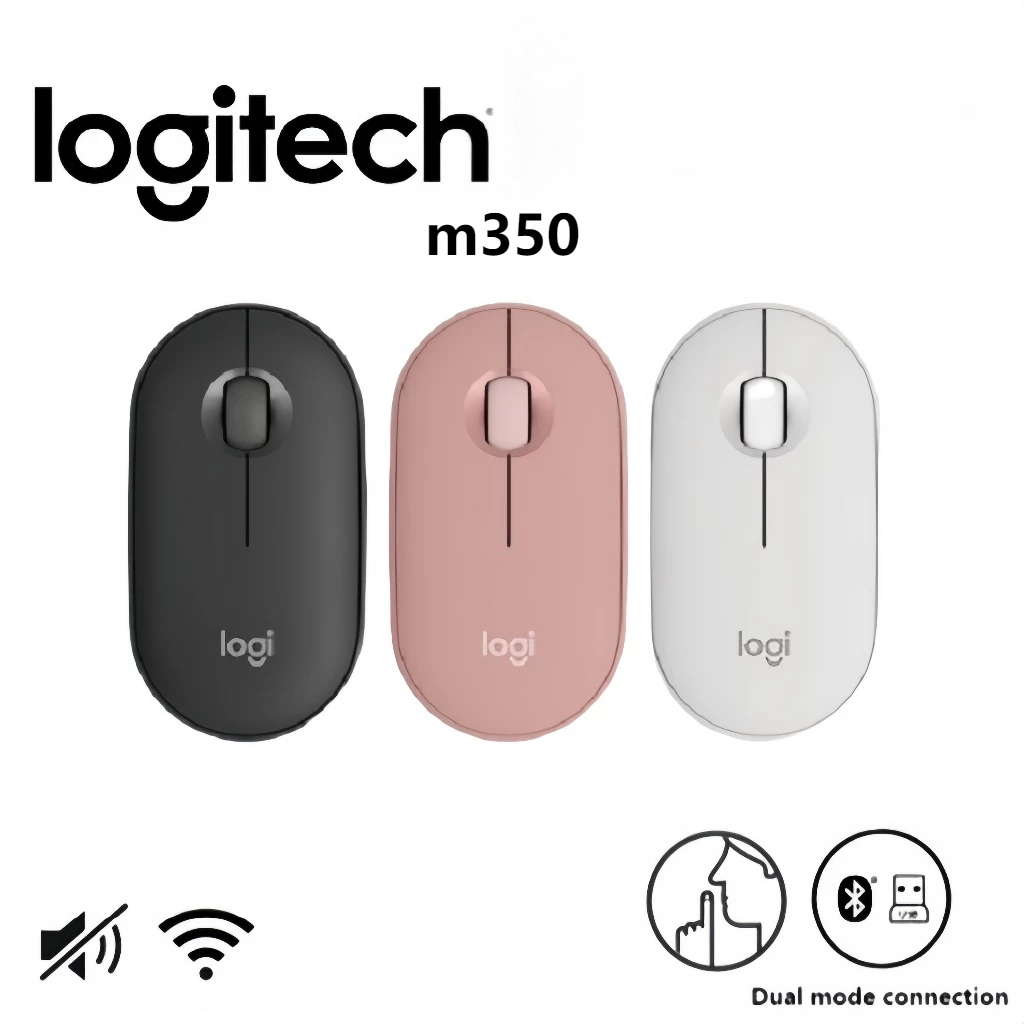 เมาส์ไร้สาย Bluetooth Logitech Pebble Mouse 2 Slim M350 | Shopee Thailand