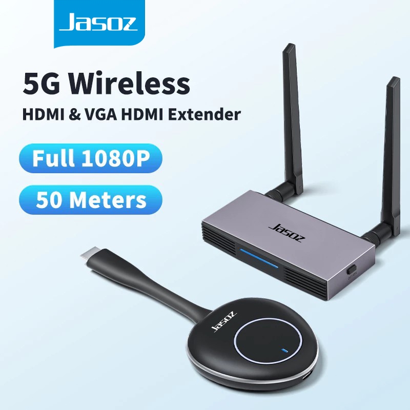 Jasoz HDMI Wireless screen sharing device HDMI Extender 4K HD 1080P ...