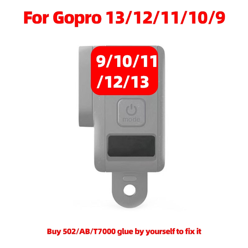 ฝาครอบช่องระบายน้ำไมโครโฟนทดแทนสำหรับ GoPro Hero 9/10/11/12/13 สีดำ ...