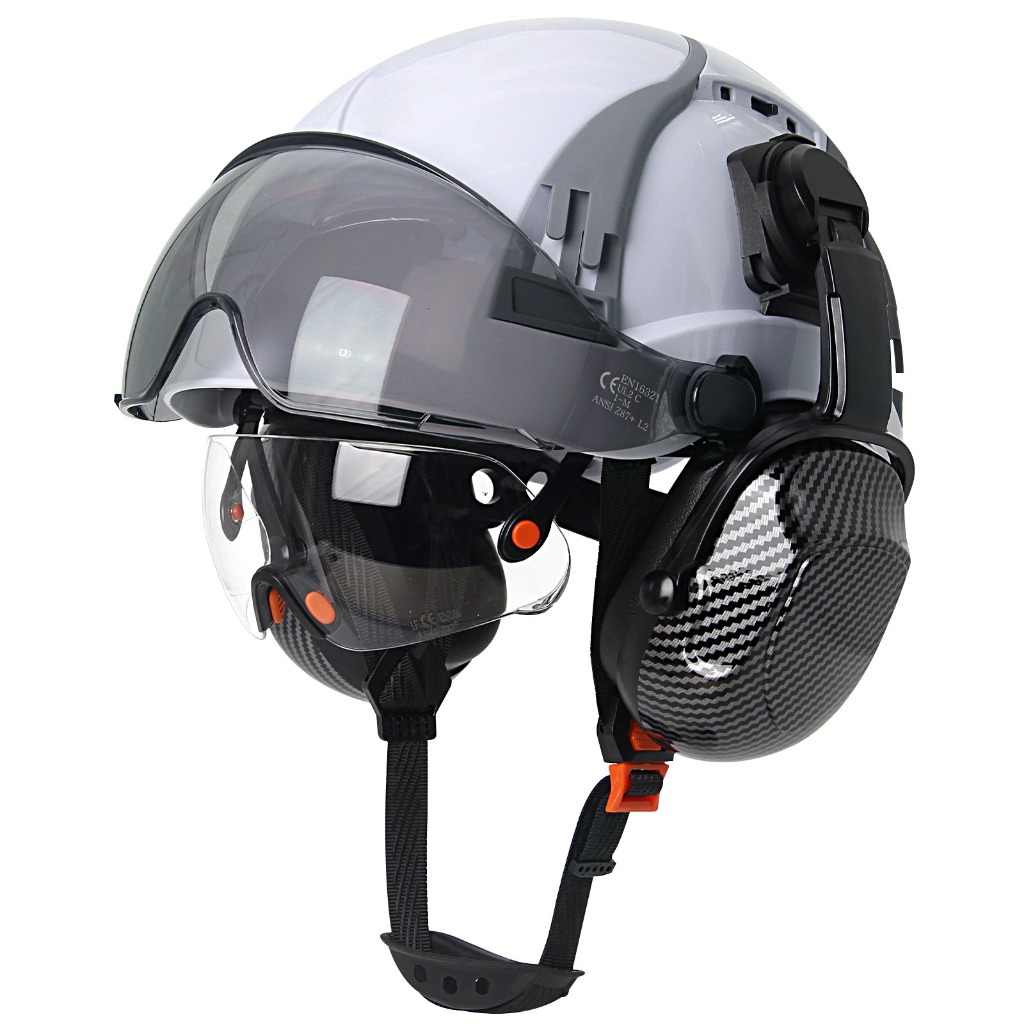 AOLAMEGS Dual Goggles Safety Helmet Streamline Design พร้อม Carbon ...