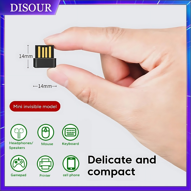 Mini Qualcomm Bluetooth 5.4 Receiver Transmitter 10-20M Low Latency ...