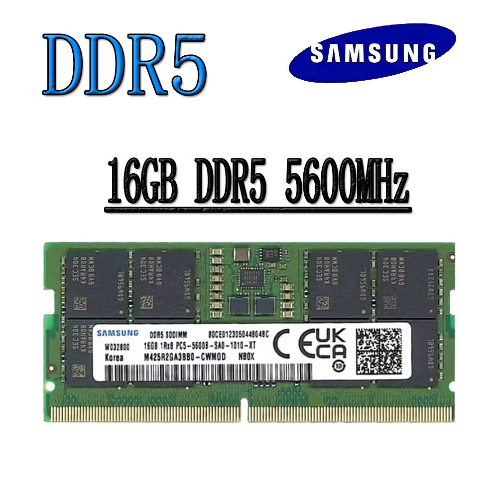 Samsung DDR5 RAM 16GB DDR5 5600MHz PC5-44800S หน่วยความจําแล็ปท็อป ...