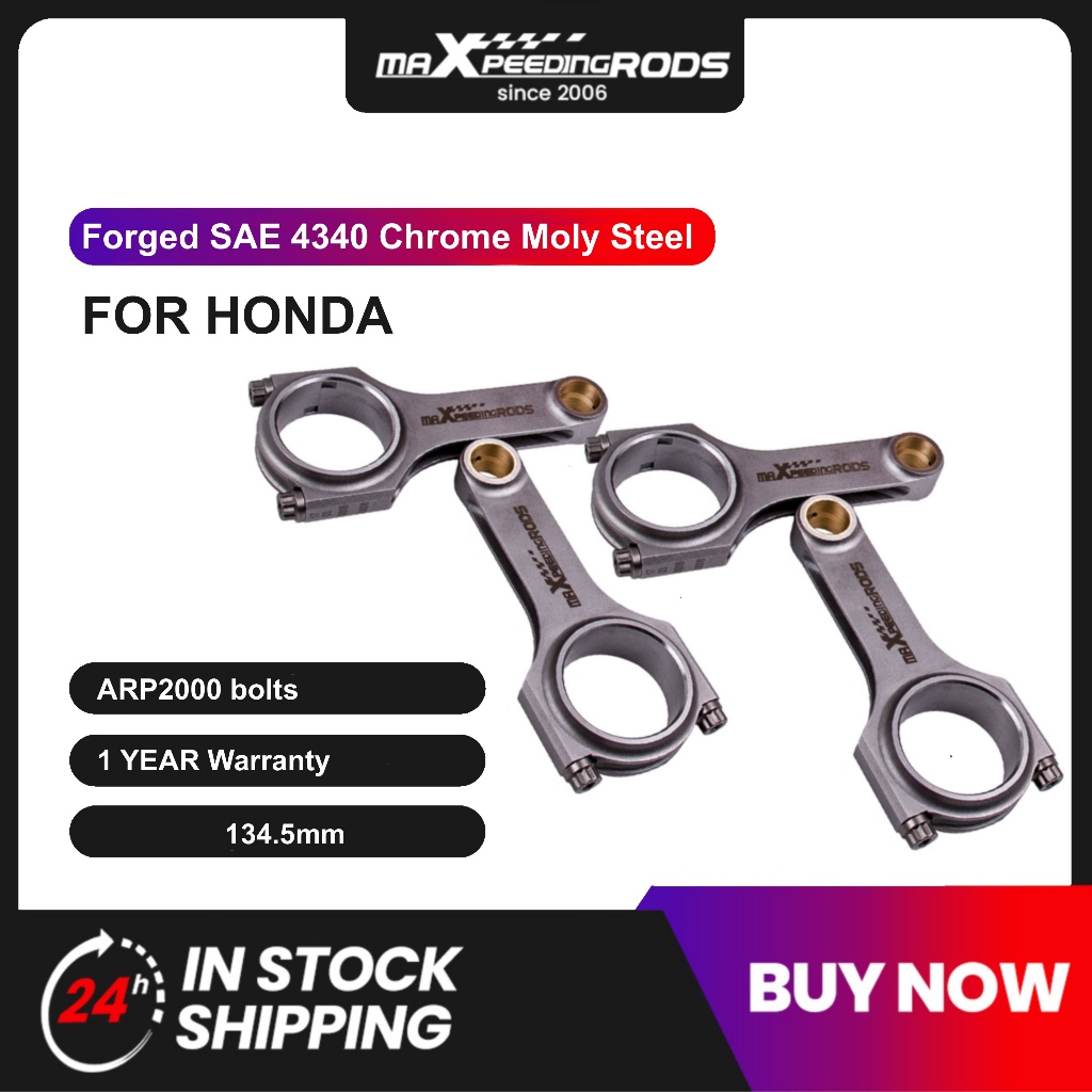 ก้านสูบ H-Beam maXpeedingrods สำหรับ HONDA D15B2 1.5L (CIVIC / CRX ...