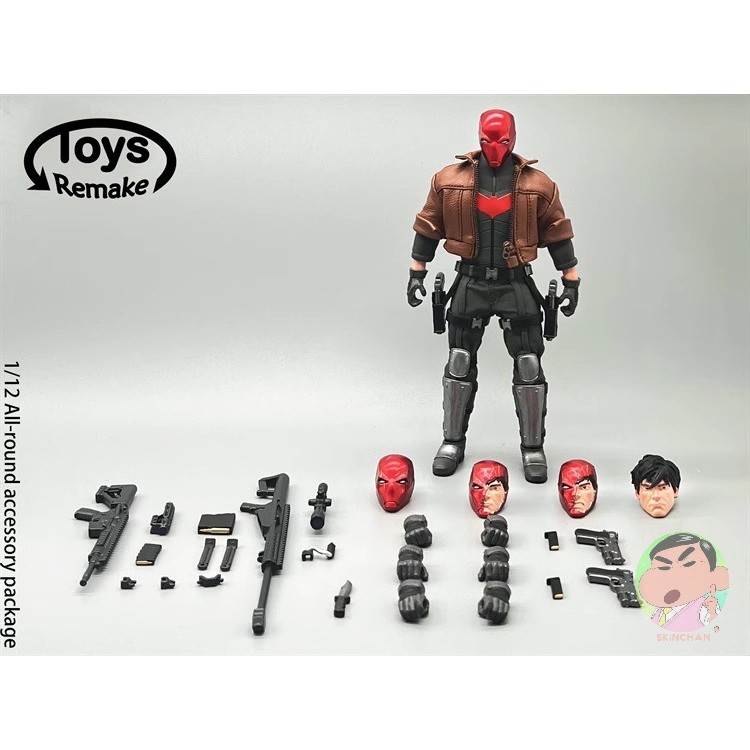 ToysRemake 1/12 TRD001 Red Hood & Upgrade Kit Action Figure | Shopee ...