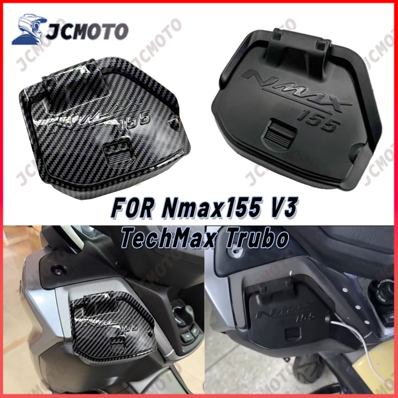 สําหรับ Nmax 155 v3 2025 TechMax Trubo กันน้ําฝาครอบกระเป๋า ABS UPGRADE ...