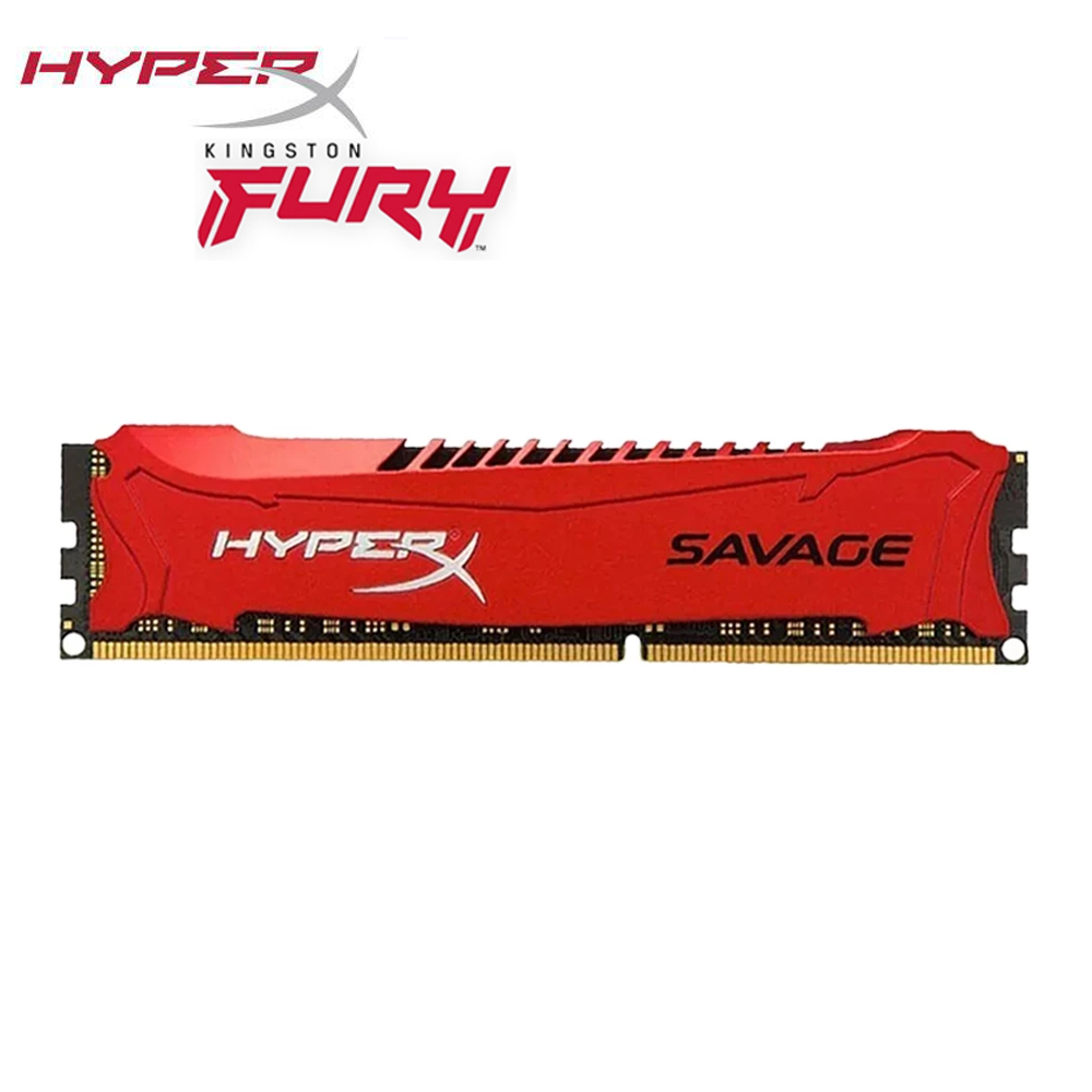 Kingston HyperX FURY DDR3 สีแดง 4GB 8GB 16GB คอมพิวเตอร์ 1333mhz 1600MHZ 1866MHZ เดสก์ท็อป RAM ...