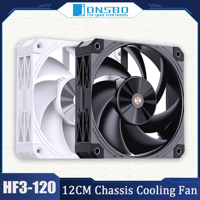 JONSBO Case Fan HF3-120 Performance Fan 12CM Double Ball Bearing High ...
