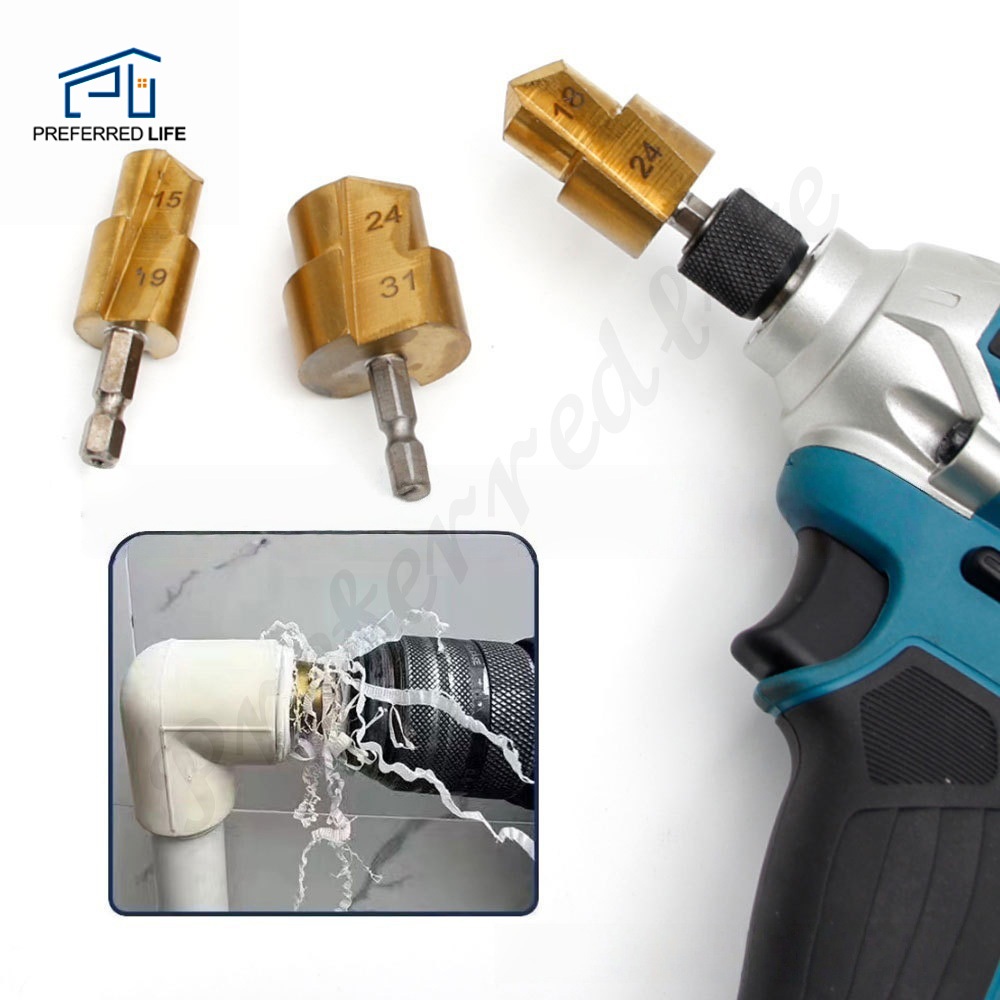 PPR Lift Step Bit Reamer, 20/25/32 มม.PVC ท่อ Reamer Kit, Conduit ...