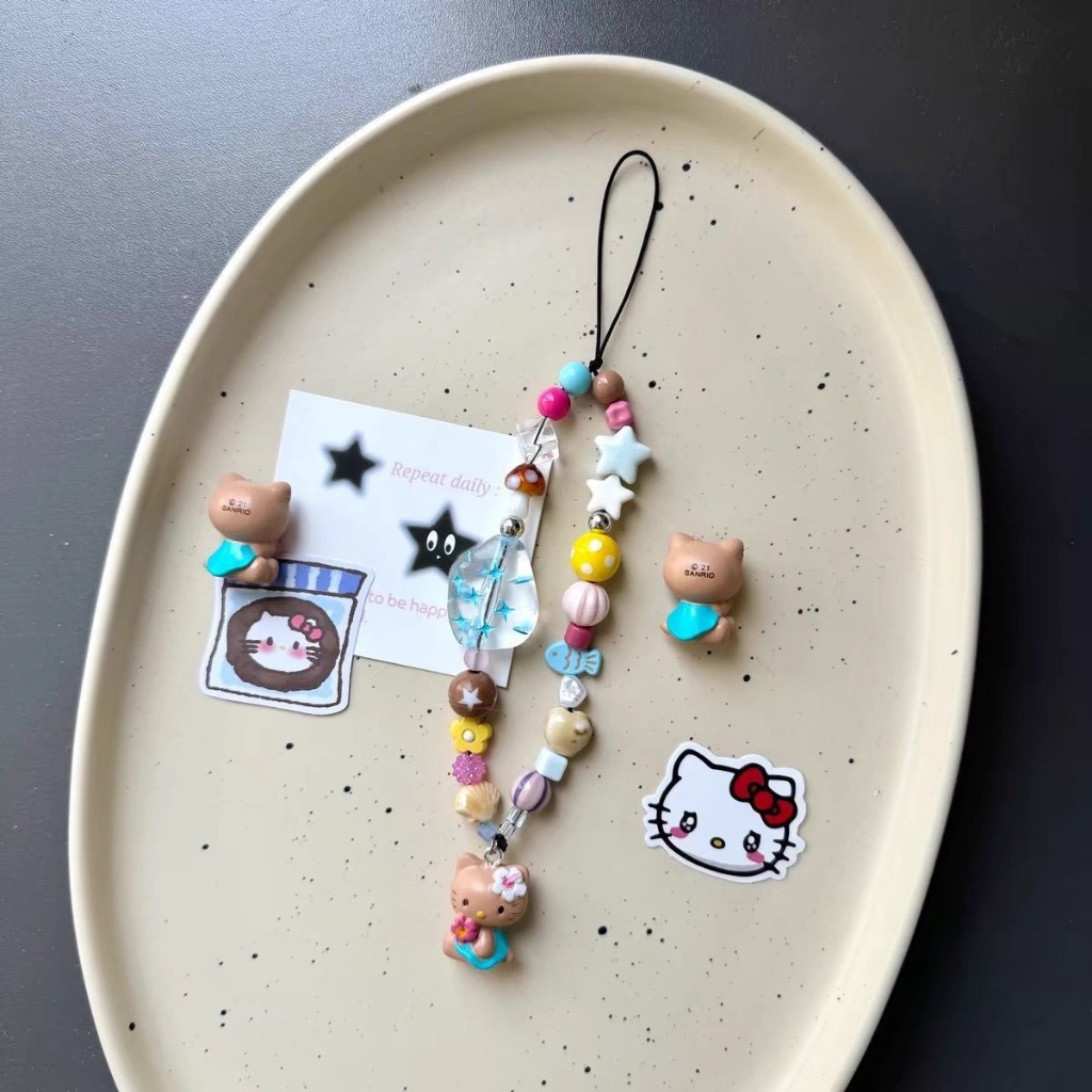 Sun-dried Pipi hello kitty hello kitty ห่วงโซ่โทรศัพท์มือถือการ์ตูน ...