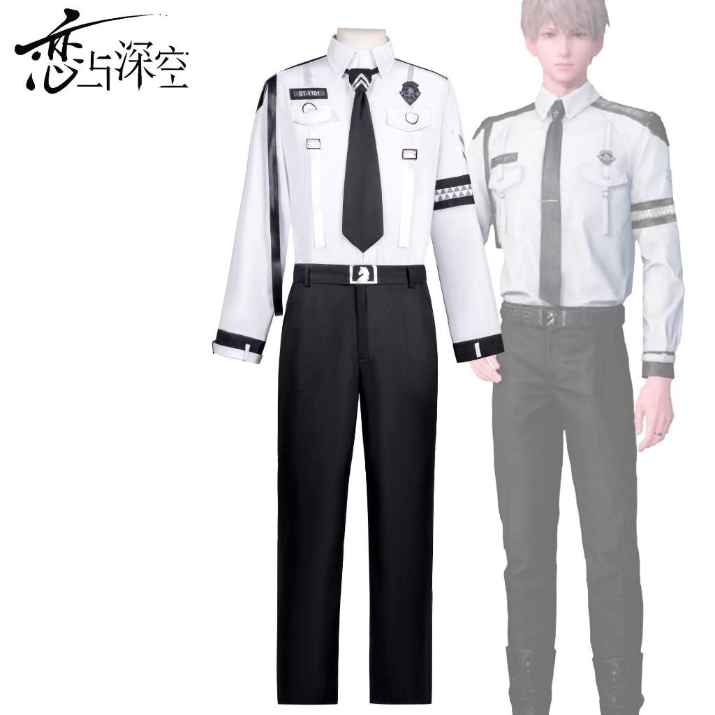 Love and Deepspace Xavier Uniform Cos Costume Game Mens Halloween ...