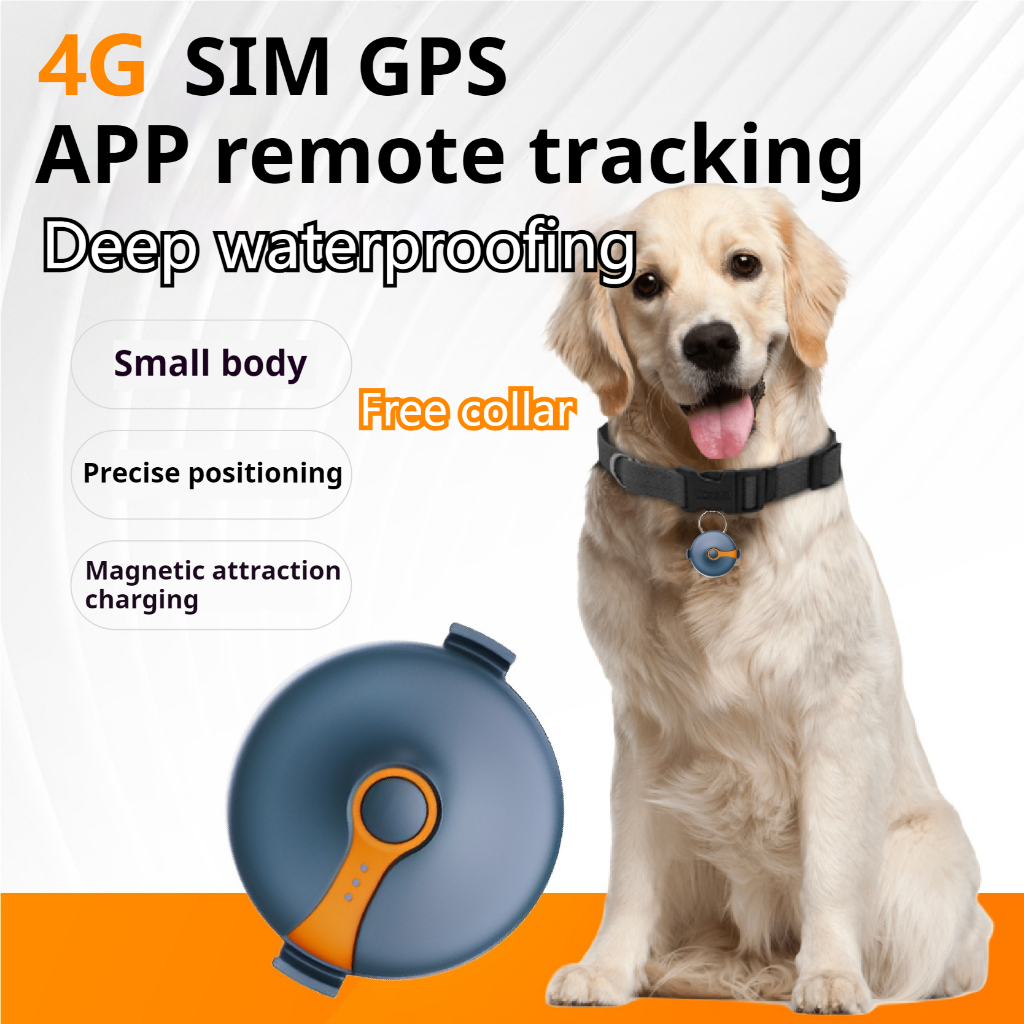 4G SIM gps tracker สําหรับสัตว์เลี้ยง gps สําหรับปลอกคอสุนัขแมว gps ...