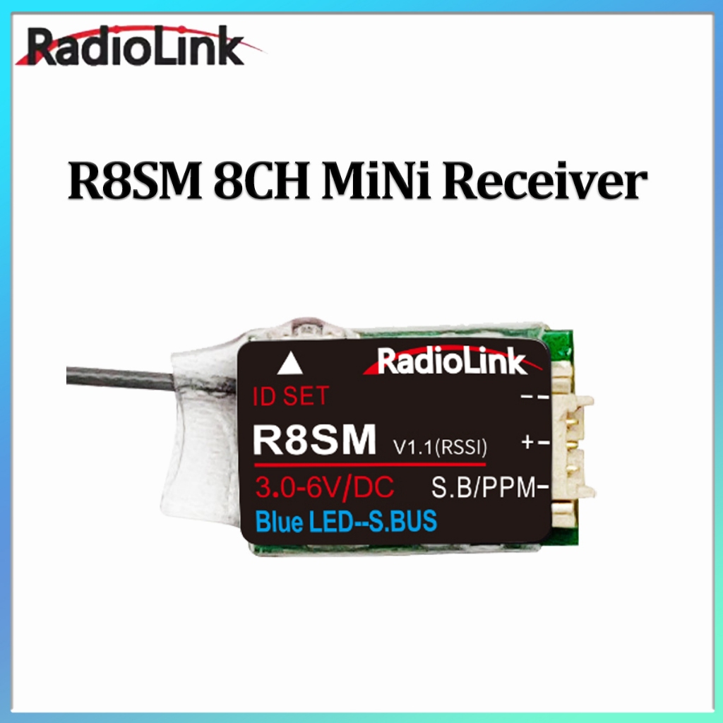 Radiolink R8SM 2.4GHz 8CH Mini RC Receiver พร้อม SBUS/PPM ใช้งานร่วมกับ ...