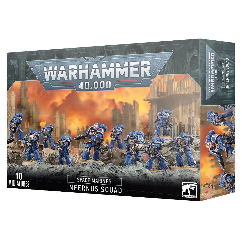 GW Warhammer 40K SPACE MARINES: INFERNUS SQUAD Model Kit | Shopee Thailand