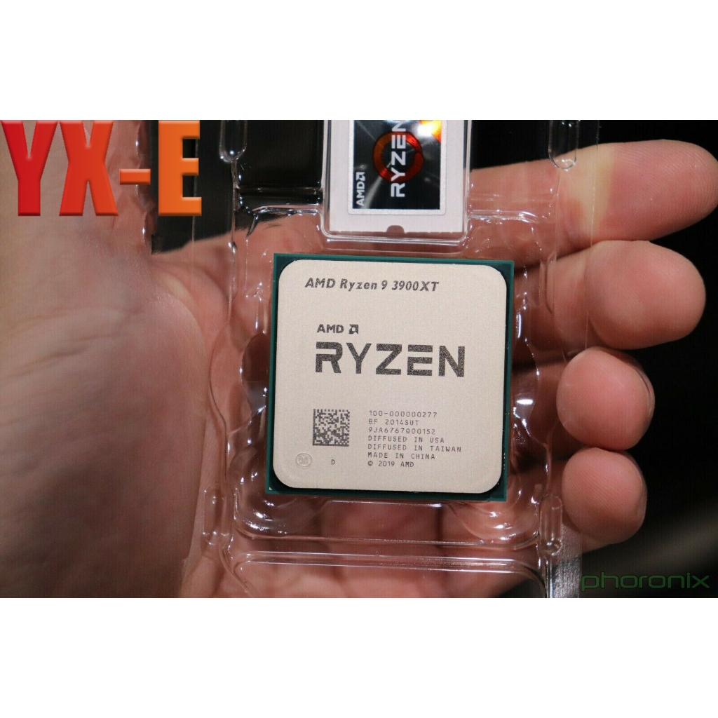 YX-E Ryzen 9 3900xt AM4 โปรเซสเซอร์ CPU r9 3900xt 3.8GHz 12-Core 24 ...