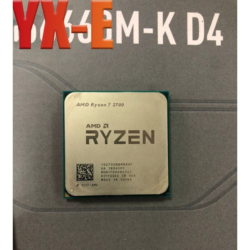 Ryzen 7 2700 AM4 โปรเซสเซอร์ CPU R7 2700 ซ็อกเก็ตแปดแกน AM4 3.2GHz 16M 65W | Shopee Thailand