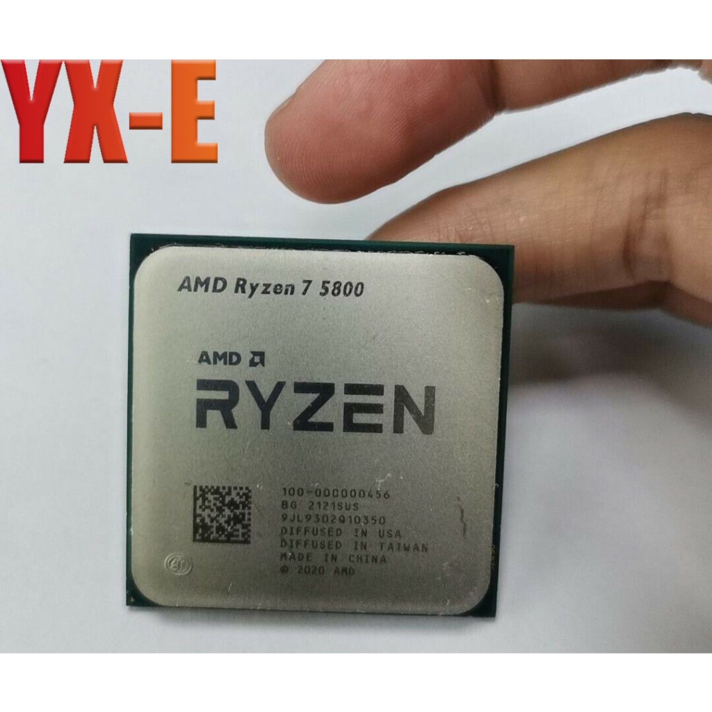 YX-E Ryzen 7 5800 AM4 โปรเซสเซอร์ CPU R7 5800 3.4GHz 8Core 16Thr 65W ...