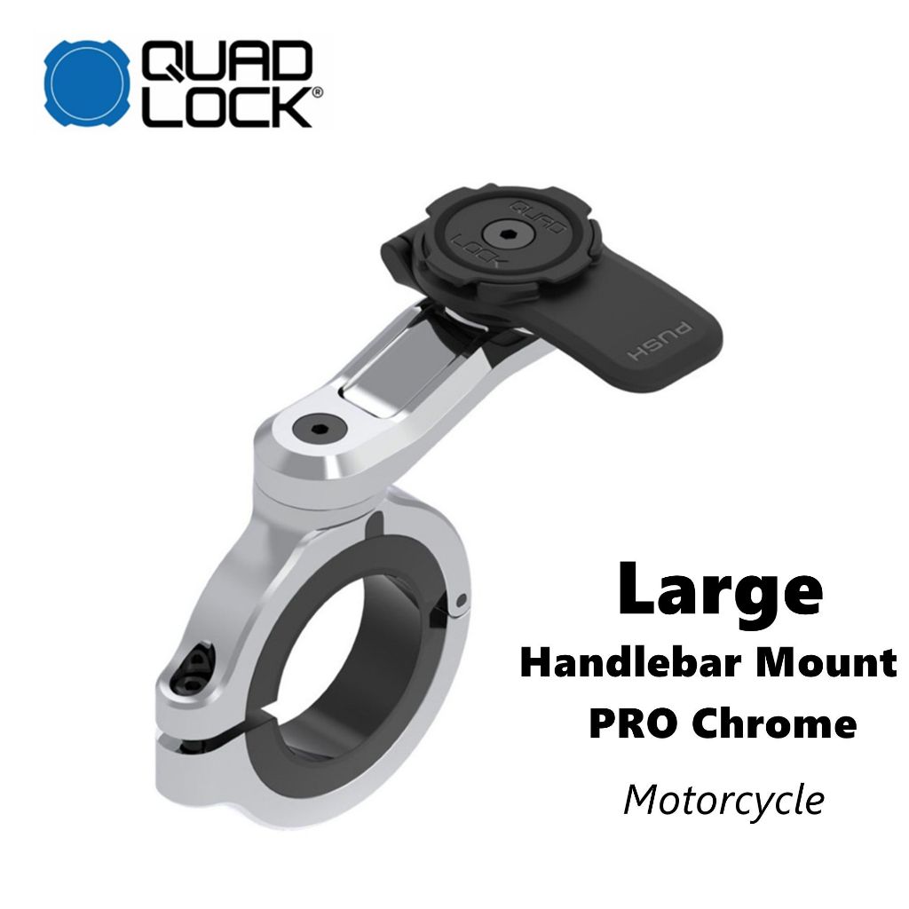 Quad Lock Mount Motorcycle - แท่นยึดแฮนด์ขนาดใหญ่ PRO ที่วางโทรศัพท์ ...