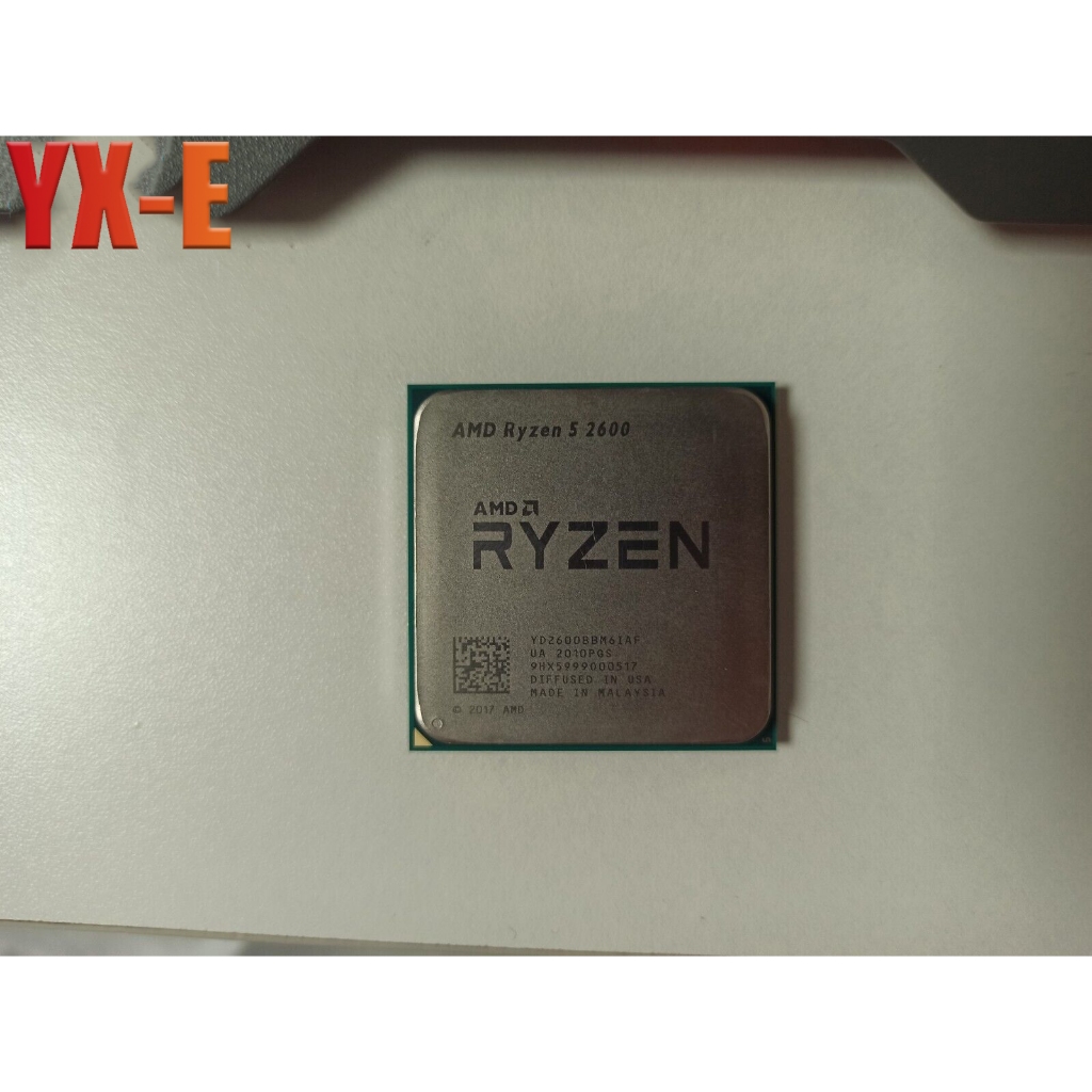 YX-E Ryzen 5 2600X AM4 โปรเซสเซอร์ CPU R5 2600X 3.6 GHz 6C 12 ด้าย 16M เดสก์ท็อป | Shopee Thailand