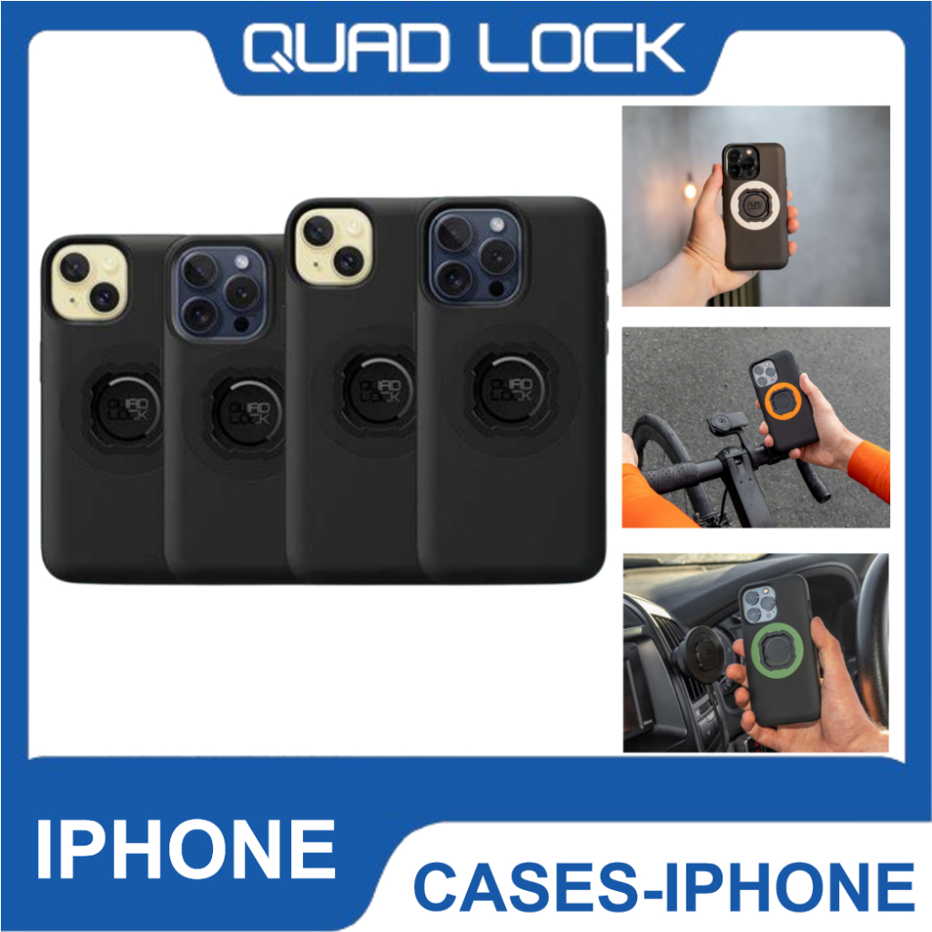 Quad Lock สําหรับ iPhone16/16Puls/16Pro/16ProMax 15/15Puls/15Pro ...
