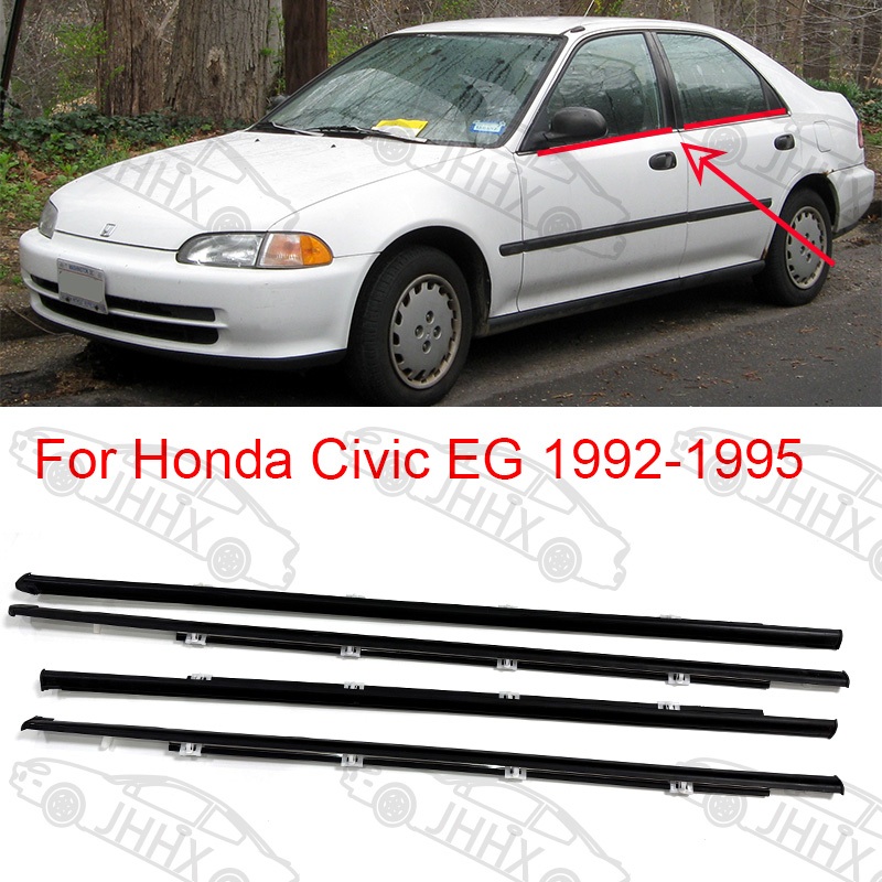 ซีล OUTER RUBBER MOLDING WEATHERSTRIP สําหรับ HONDA CIVIC EG 1992 1993 ...