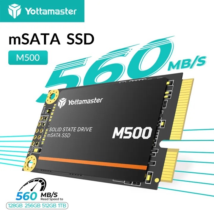Yottamaster M500 Msata ssd 128GB 256GB 512GB 1TB 2TB 500MB/S HDD SATA ...