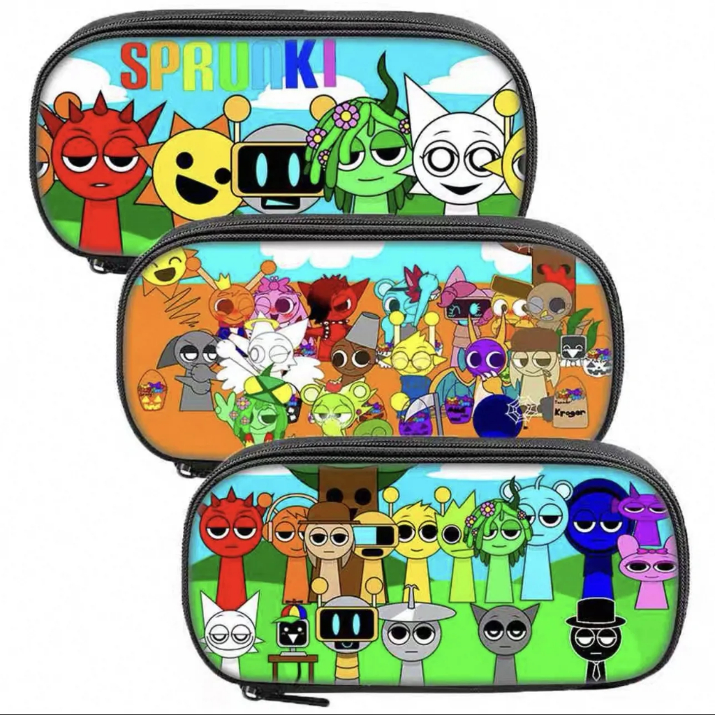 Sprunki pencil Case Game "Rhythm box" - กล่องเก็บดินสอเครื่องเขียนลาย ...
